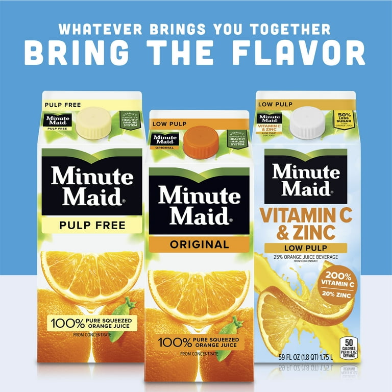 Minute Maid Orange Juice Carton