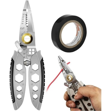 7-Inch Spring Loaded Wire Strippers and Cutters, Pink - Walmart.com