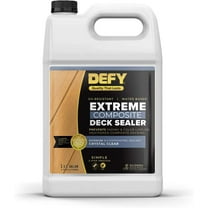 DEFY Wood Stain Clear Composite Deck Waterproofing Sealer, Mildew ...