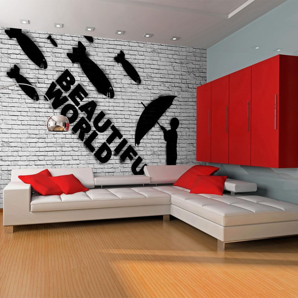 Tiptophomedecor Street Art Wallpaper Wall Mural - Beautiful World ...