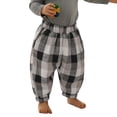 Boys Pants Black White Grey Plaid Loose Harem Long Pants for Little Big ...