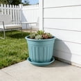 Bowayaoa Retro Style Faux Plastic Planter, Breathable Root-Control ...