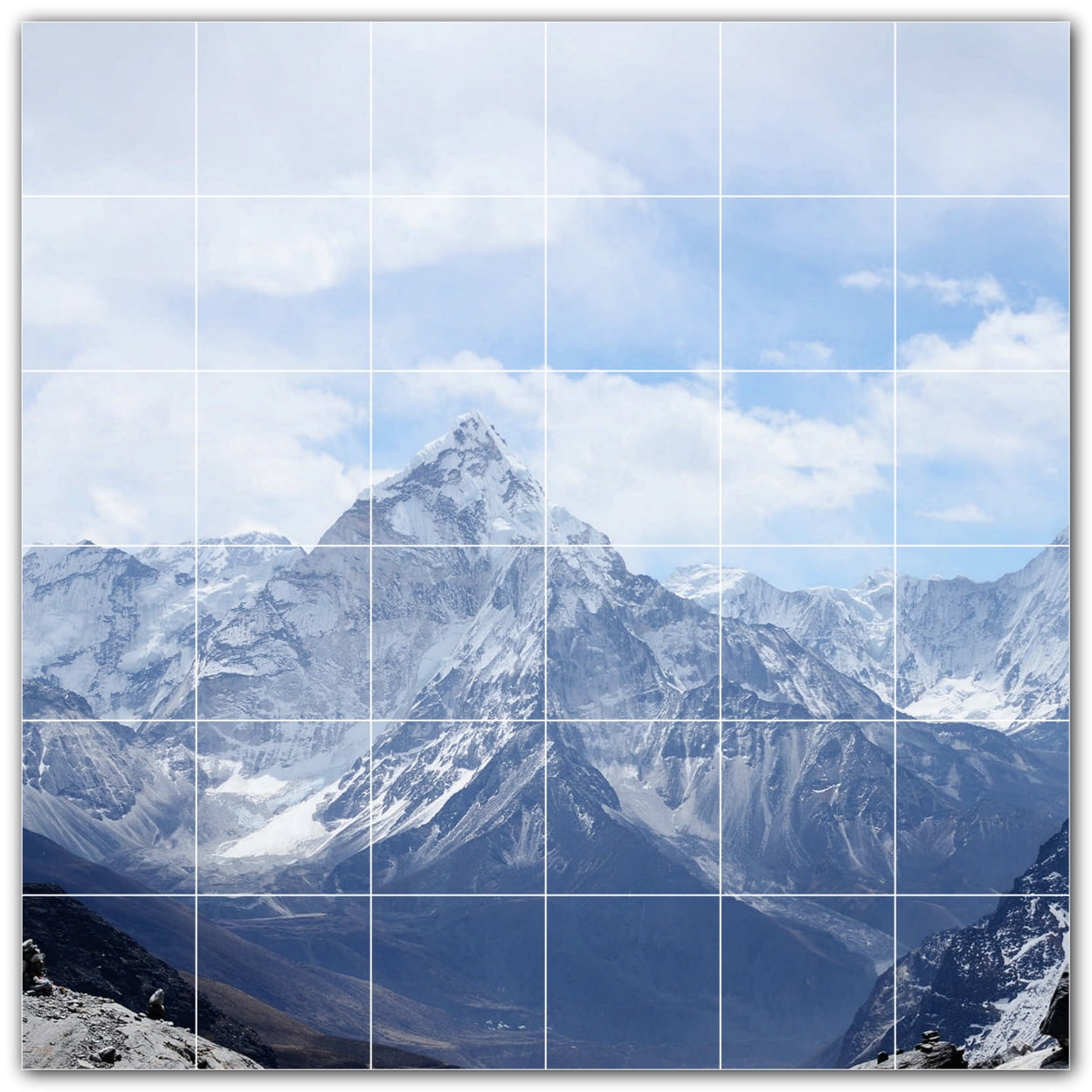 Picture-Tiles.com: Mountains Ceramic Tile Wall Mural WAL500883-66XL. 72 ...