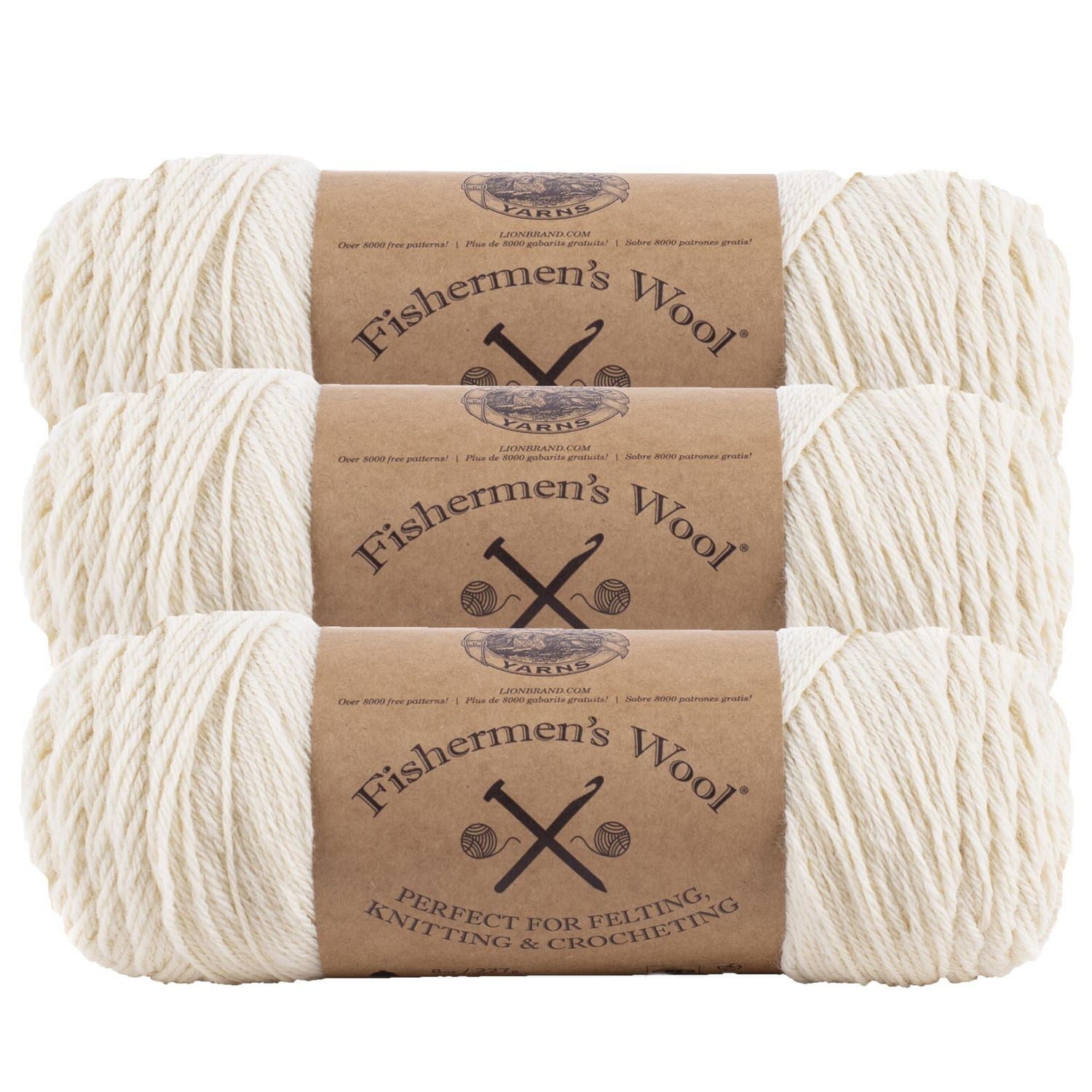 Click here for Lion Brand Fishermens Wool Yarn #4 Medium/Worsted... prices