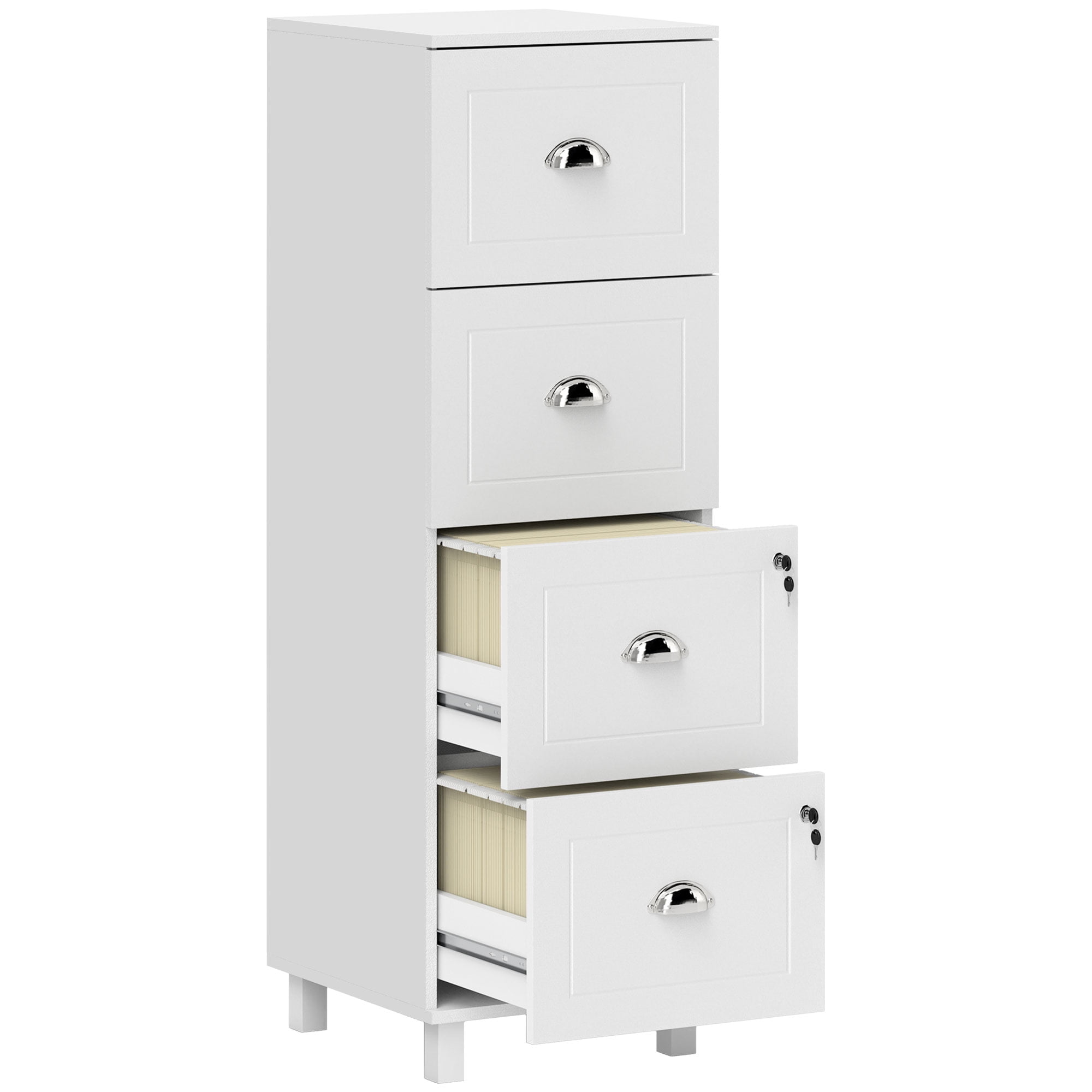 Click here for Homcom Lateral File Cabinet With 4 Drawer  Lock  F... prices