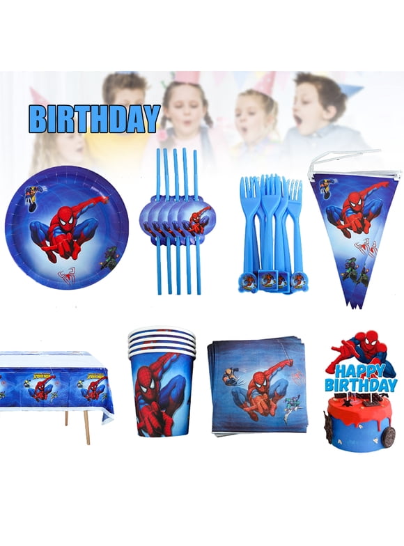 Spider-Man Party Supplies in Spider-Man - Walmart.com
