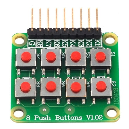 Micro Switch 2*4 Matrix Keyboard 8-bit Button Independent Button MCU ...