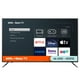 onn. 50" 4K UHD HDR Roku Smart TV (Model 100012585-CA-Black), 4K, 3 ...