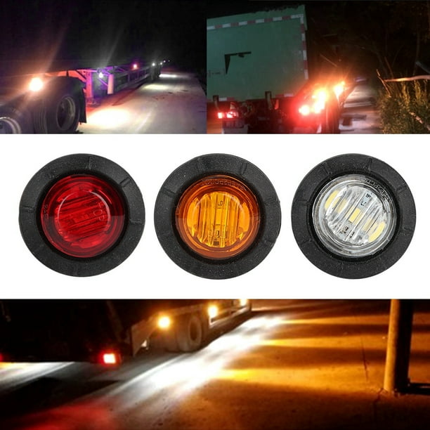 Luz LED BuyWeek 3 piezas 12 V 3 LED color rojo | Bodega Aurrera en línea