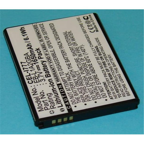 Ultralast CEL-I777 Replacement Samsung SGH-I777 Battery - Walmart.ca