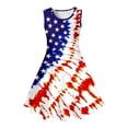 Bainana American Flag Dress For Girls Sleeveless Anniversary Sundress ...