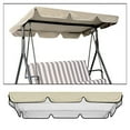 Garden Swing Top Cover, 3 Seat Swing Canopies Top Awning Cover Patio ...