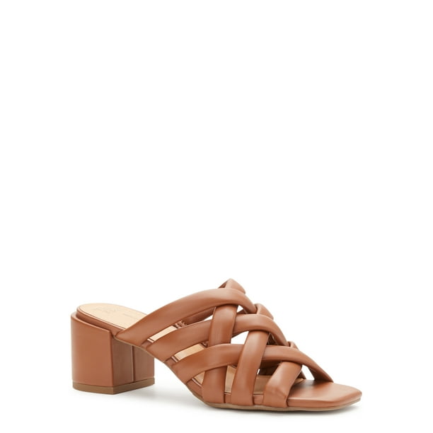 Time and Tru Women's City Woven Sandals - Walmart.com