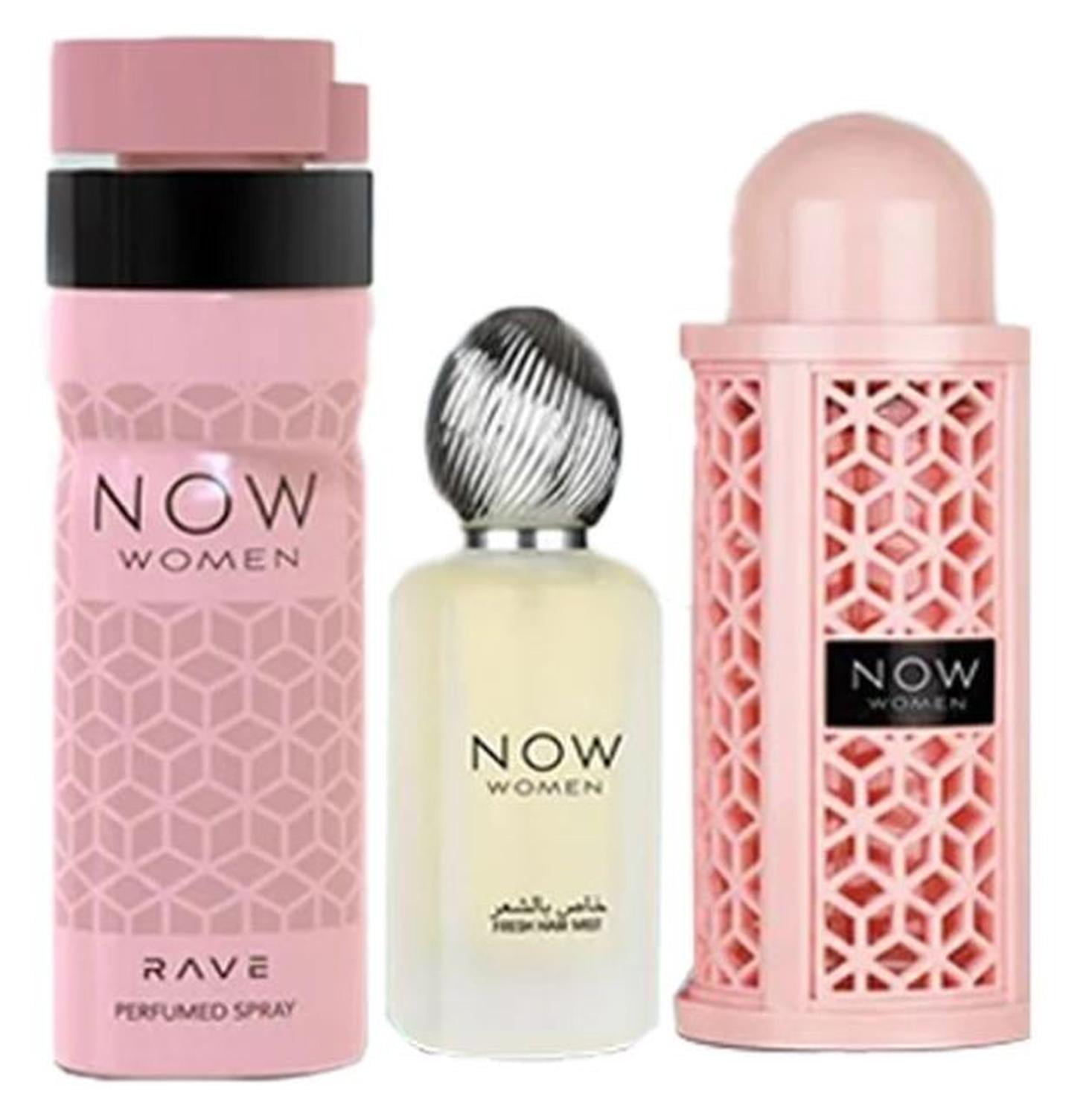LATTAFA RAVE NOW WOMEN 3 PIEZAS SET EDP 100 ML rosa 0131-100 ML ...
