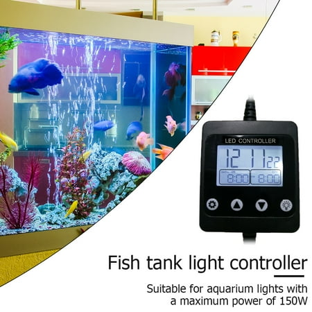 TB&W Intelligent Aquarium Light Controller LCD Display with Timer ...