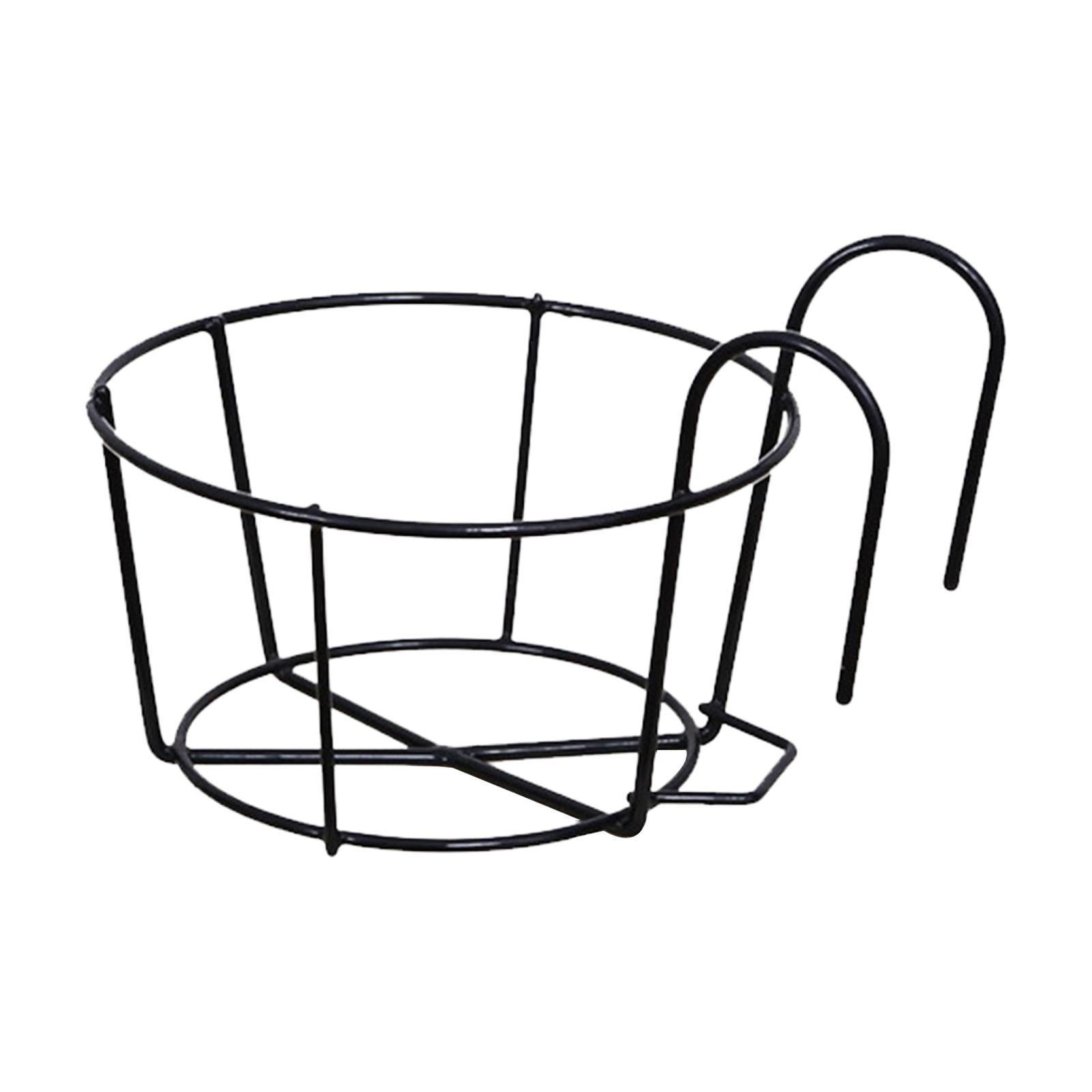Click here for Dolity Flower Pot Holder Basket Fence Shelf Contai... prices