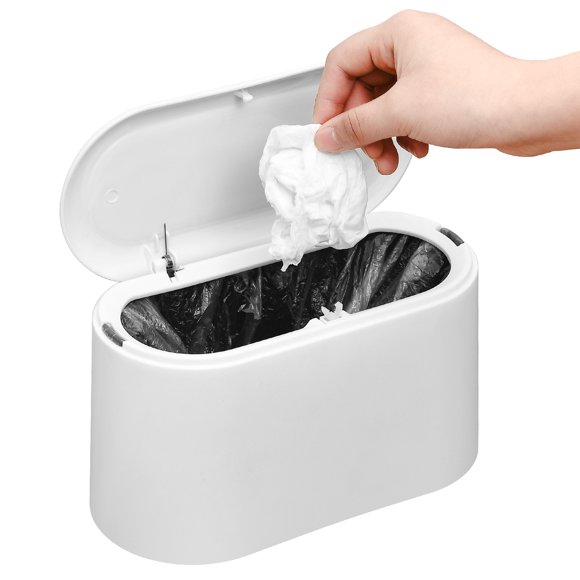 Mini Desktop Trash Can