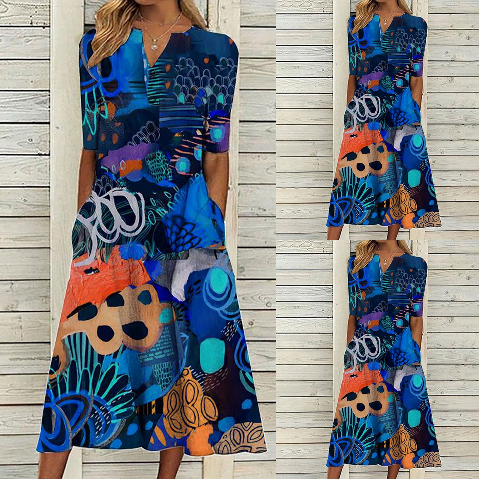 Royal Blue Club Dress