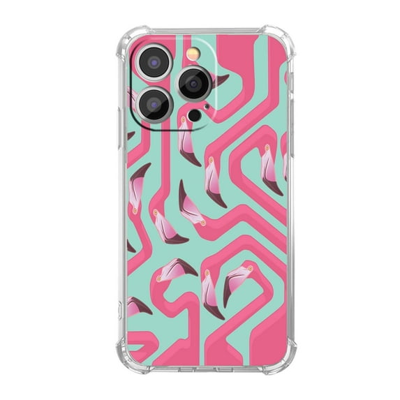 Flamingo Maze Case for iPhone 13 Pro Max,Aesthetic Art Design Pattern ...