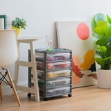 IRIS 5-Case Craft Storage Cart with Organizer Top and wheels for ...