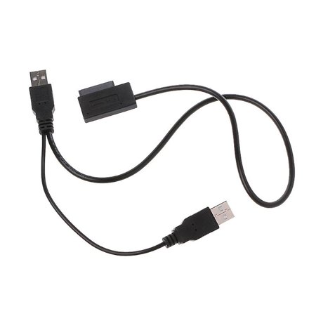 Usb 2.0 Type A To 13pin(7+6) Sata Adapter Cable External Power For Cd ...