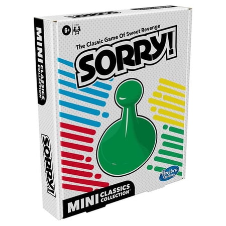 Hasbro HSBF3971 Sorry Mini Classic Board Game - 6 Piece | Walmart Canada