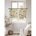 Cartoon Sport Soccer Sheer Curtains for Living Room Bedroom Vintage ...