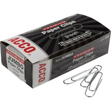 JAM Paper Jumbo Paper Clips, Teal Blue, 1 inch, 75/Pack - Walmart.com