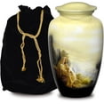 Personalized Urns for Human Ashes, Customized Jesus Adult Cremation Urn, Adult Urn with Velvet ...