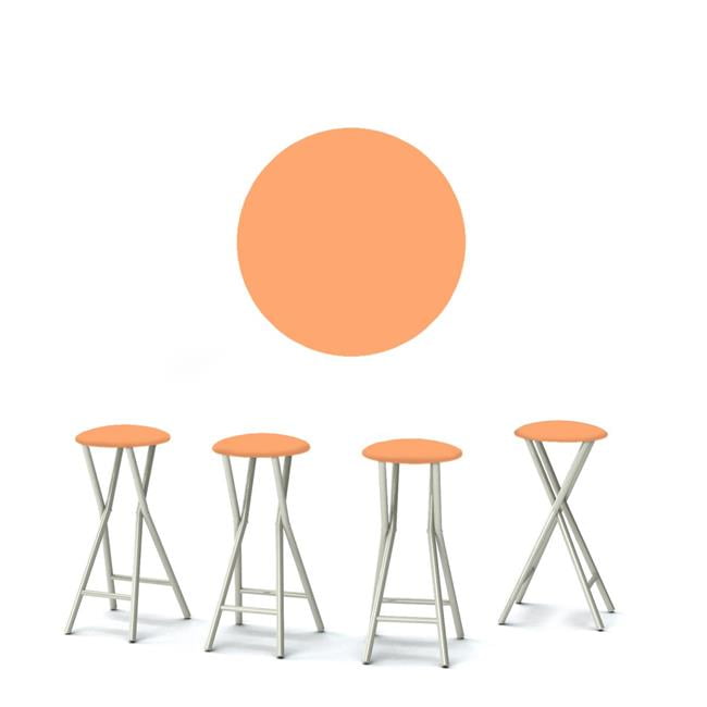 Best of Times 13169W1330 Bar Stools, Solid Peach - Set of 4 - Walmart.com