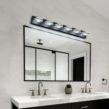 SineRise LED Modern Bathroom Vanity Light Fixtures (16-Inch, Dimmable ...