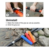 Ayaport Non-Slip Silicone Paddle Grips Wraps for Take-Apart Canoe ...