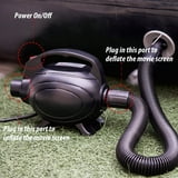 OZIS 16Ft Airtight PVC Portable Theater Projection Screen for Outdoor ...