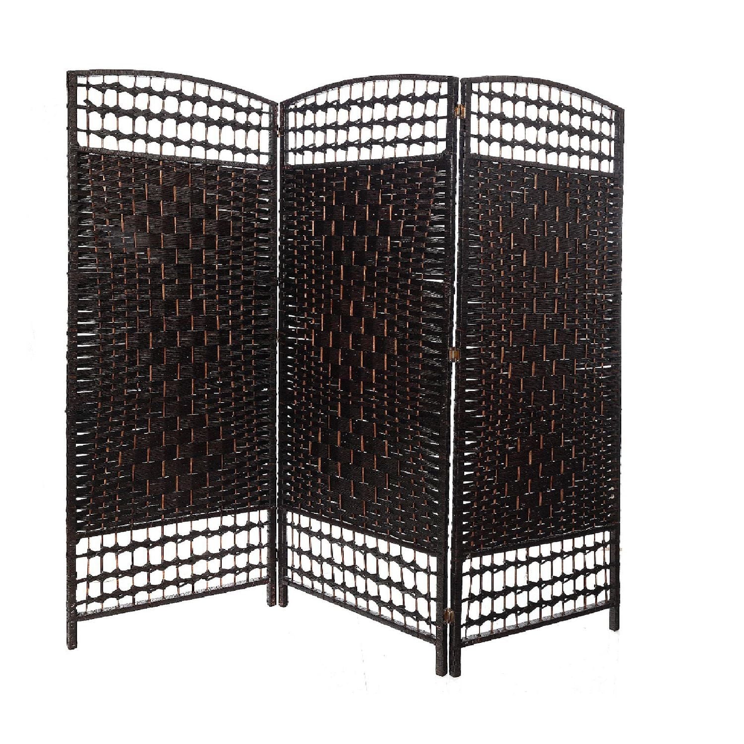 Click here for Ih Casadécor 3 Panel Woven Bamboo Screen (Basketwe... prices