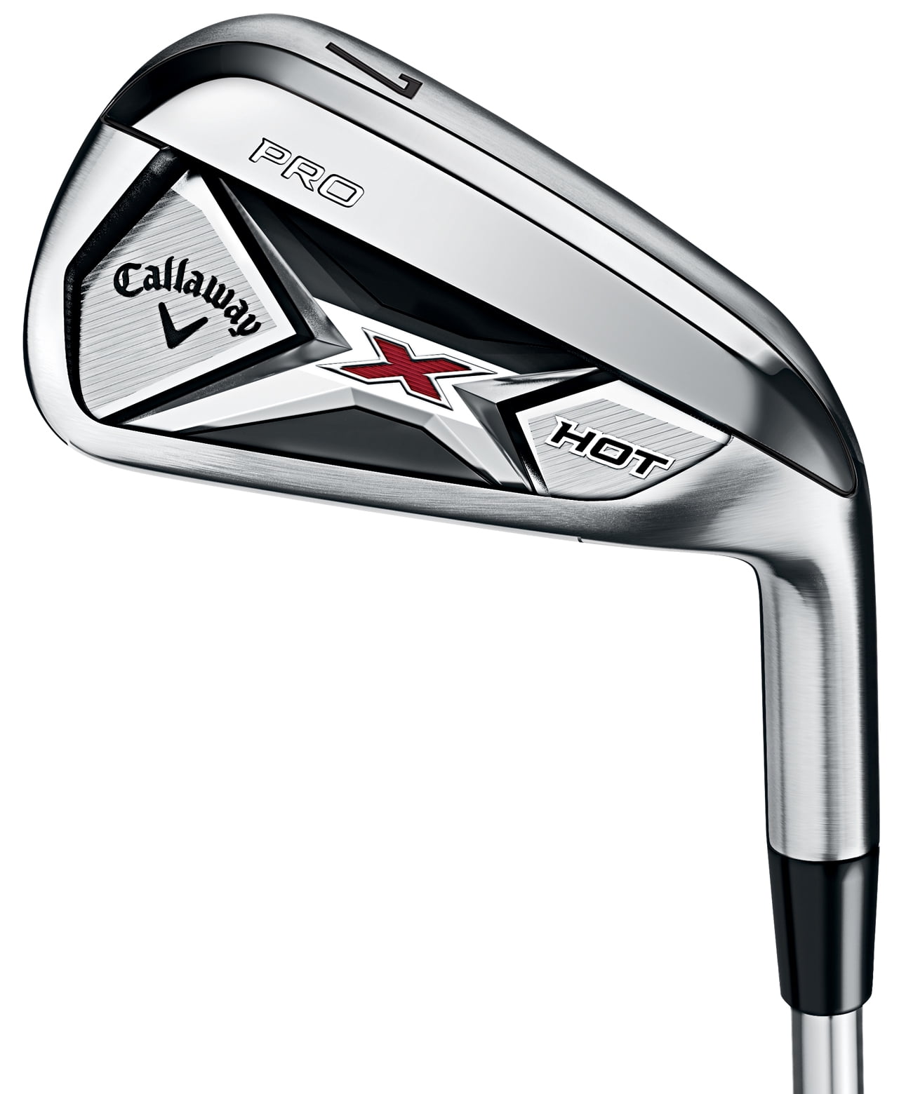 Pre-Owned Callaway X Hot Pro 3-PW Iron Set Stiff Red 2 Degree Flat ...