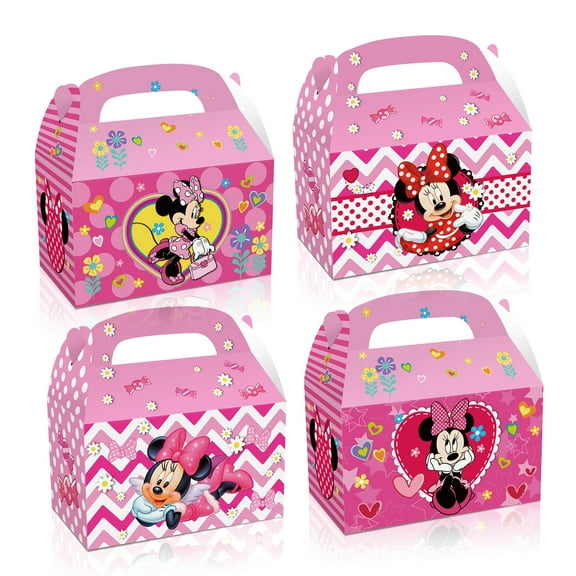 24 Pack Party Favor Boxes, Back to School Theme Gift Treat Bags, Gable ...