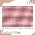 2M Cotton Tartan Pattern Fabric Clothing Accessories Rectangle Red ...