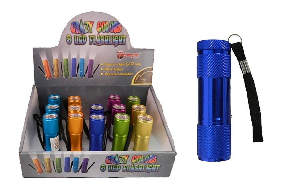 Diamond Visions 08-0762 9 LED Crazy Colors Flashlight MultiPack in ...