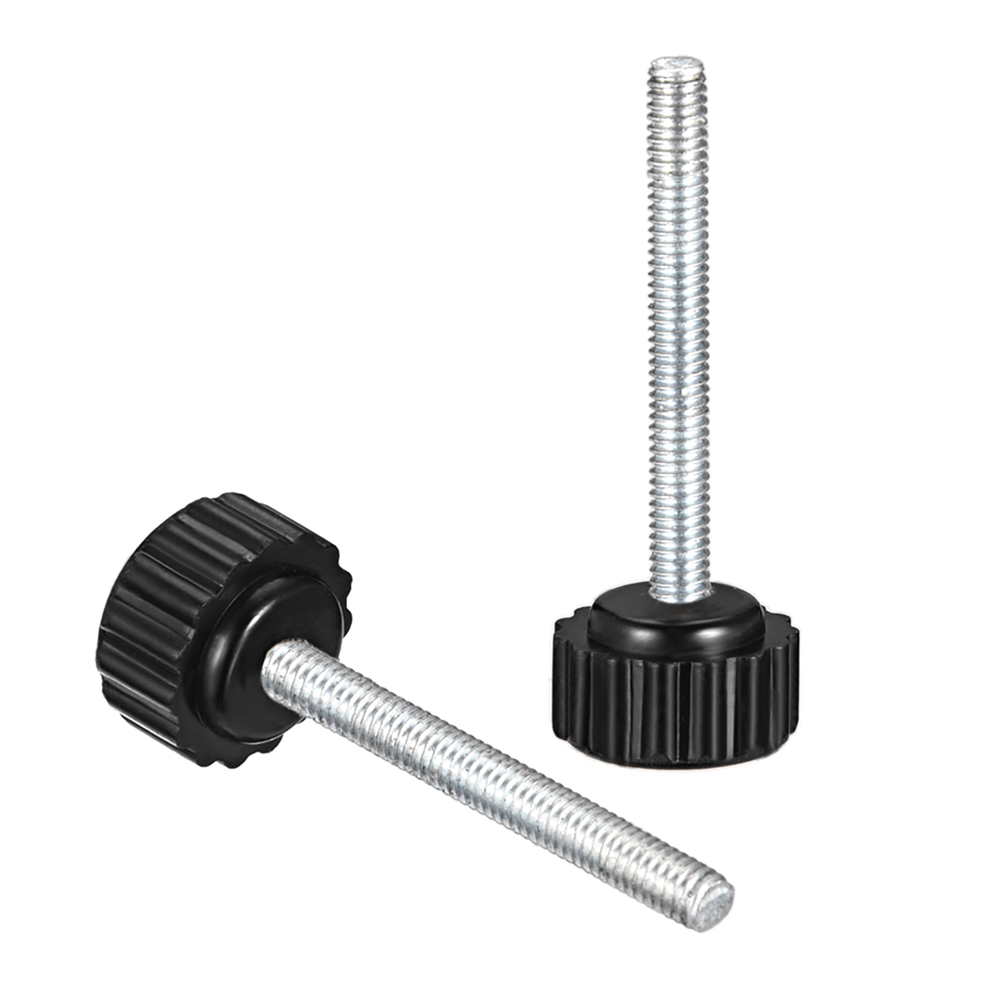 M4 x 35mm Male Thread Knurled Clamping Knobs Grip Thumb Screw on Type 2 ...