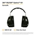 3M Peltor Optime 101 Over-the-Head Earmuffs, H7A, black - Walmart.com