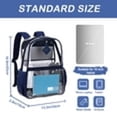 GASTROPOD Clear Backpack Heavy Duty,Pvc See through Book Bag for School ...