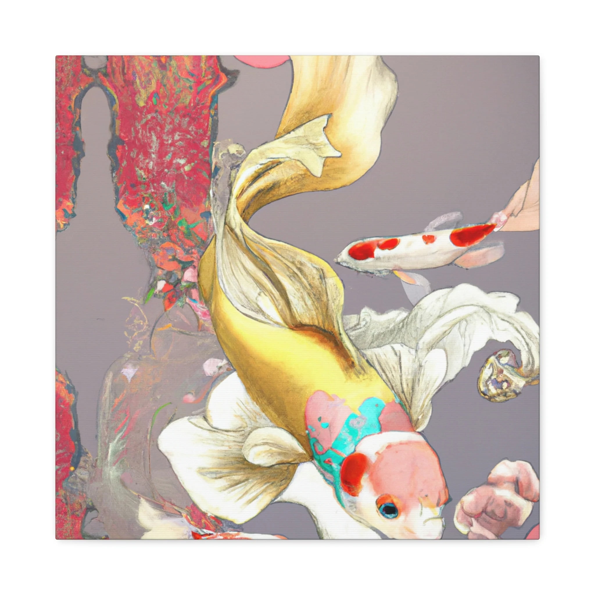 Swords and Tail Fans - Canvas - Walmart.com
