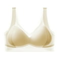 Xucatan Ice Silk Bra for Women Seamless Ultra-Thin Wireless Plus Size Bras Full Coverage Comfort ...