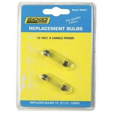 Ancor Festoon Bulb, 12V, #212-2, 2pk - Walmart.com