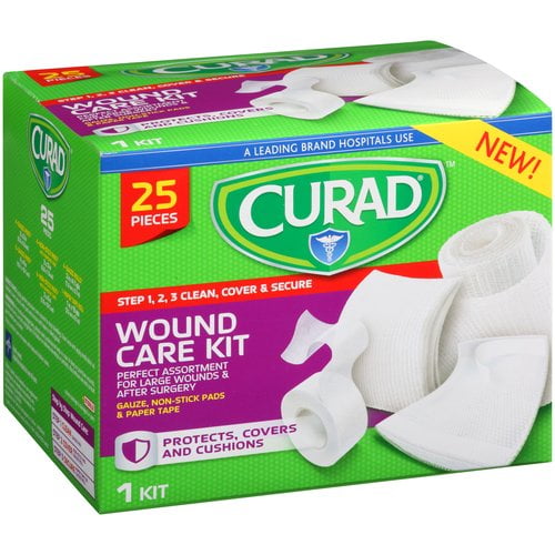 Curad Wound Care Kit, 25 count - Walmart.com