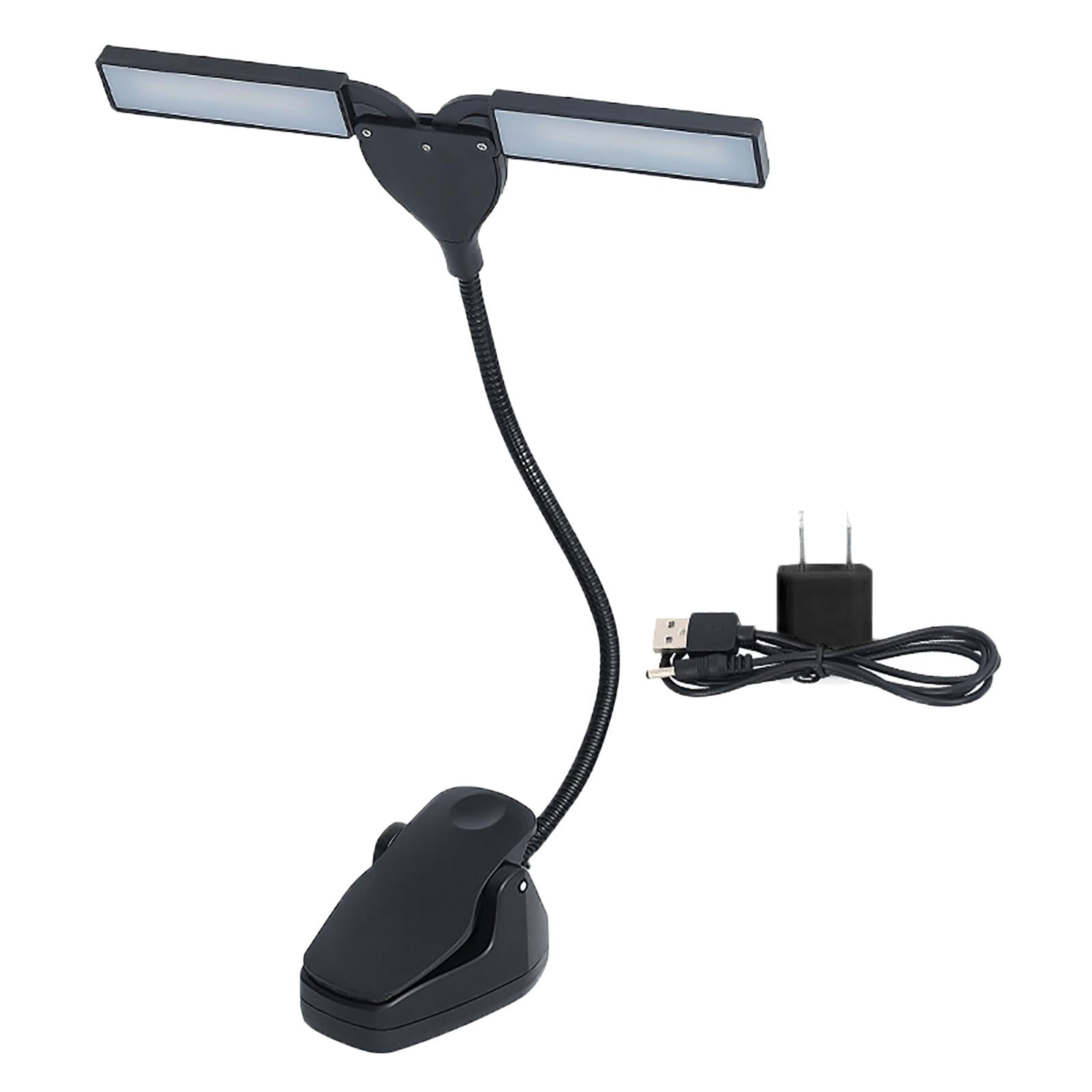 Lámpara de Libro de 28 LED Gloria Luz de Noche de Lectura USB Negro ...