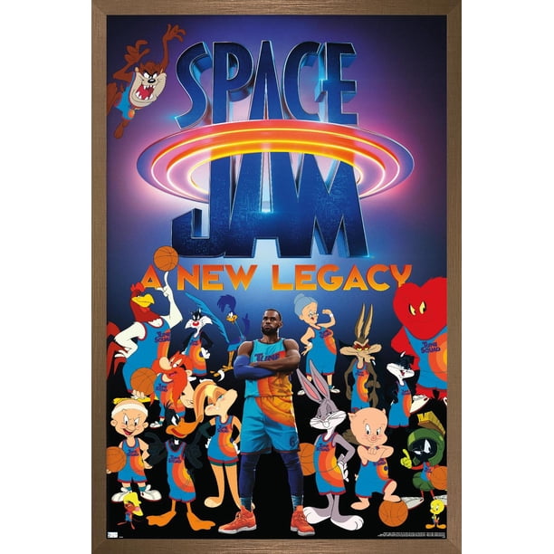 Space Jam: A New Legacy - Team Wall Poster, 22.375" x 34", Framed ...