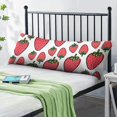 Berry Sweet Strawberry Cushion Case Cute Red Fruit Pattern, HandDrawn ...