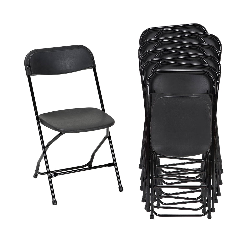 SET DE 10 SILLAS PLEGABLES PARA EVENTOS COLOR NEGRO | Walmart en línea