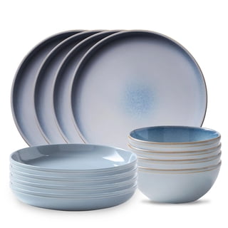Gibson Home Magic Poinsettia 16 Piece Porcelain Dinnerware Set ...